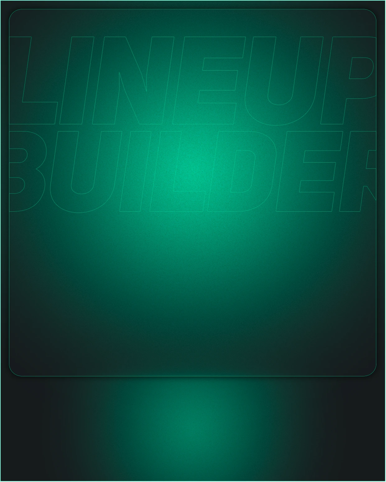 Lineup Builder - Football Formation Creator